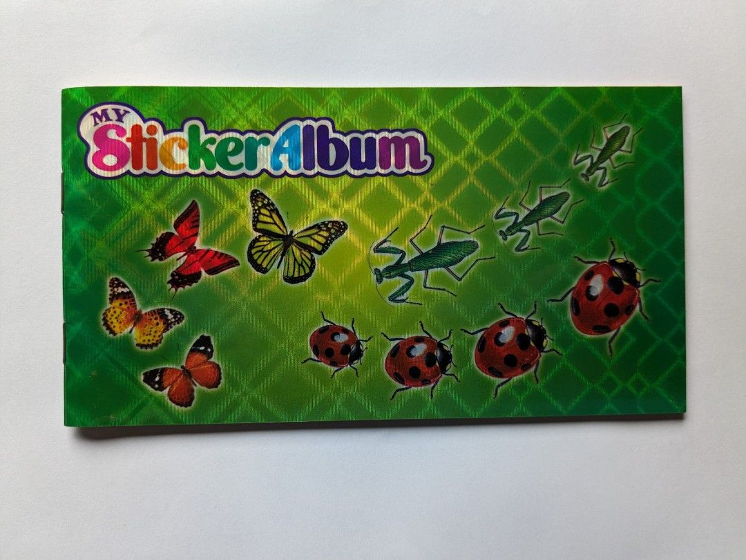 Insect sticker album, Hobbies & Toys, Stationery & Craft, Stationery ...
