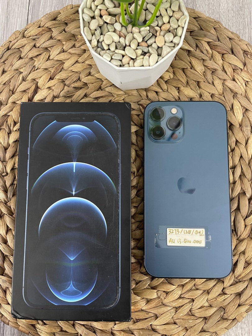 iPhone 12 pro max 128GB biru All bisa tukar tambah fullset on Carousell