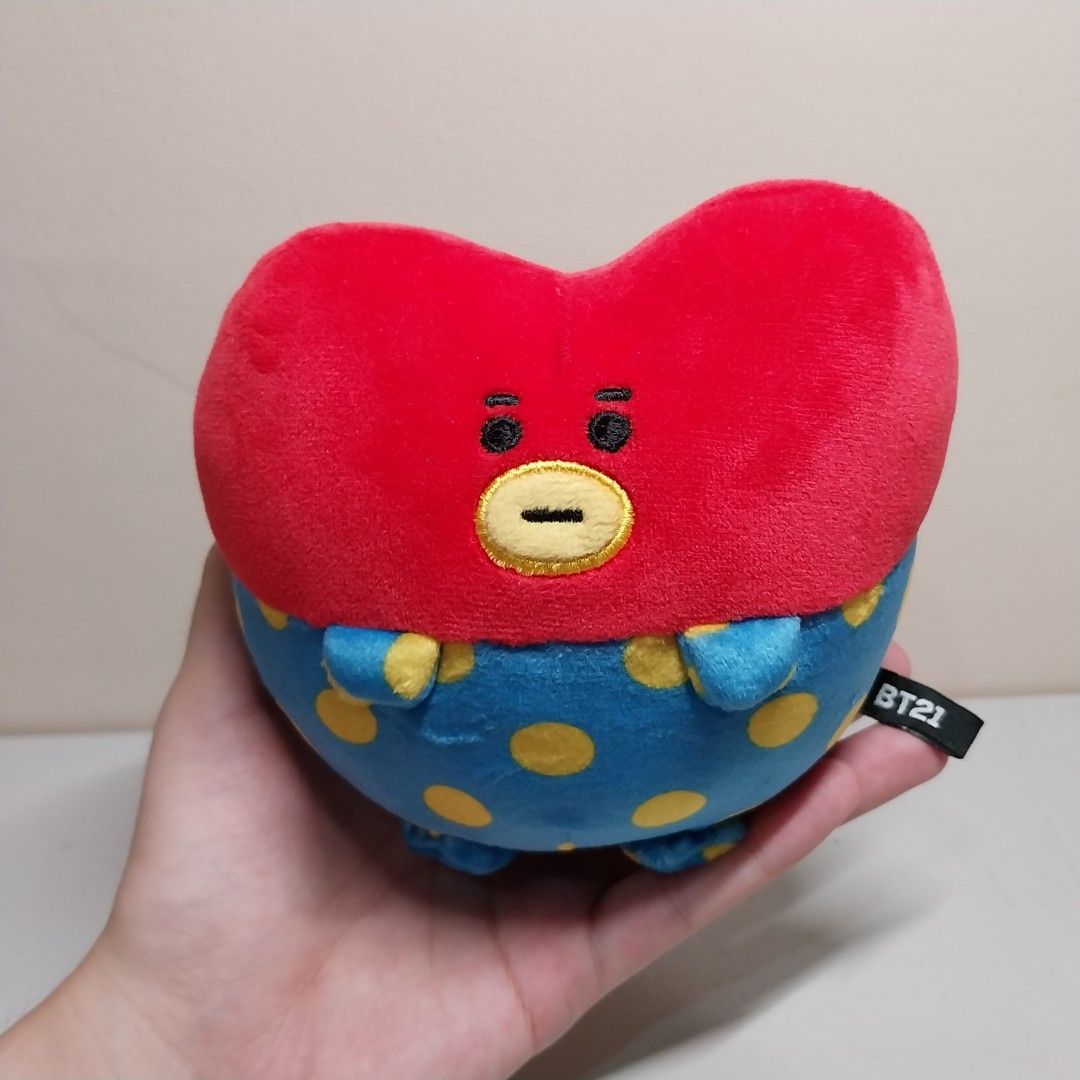 Japan Exclusive BT21 Official Tata Cute Hand Held Plush Egg Stuffed Toy Doll BTS plushie ...