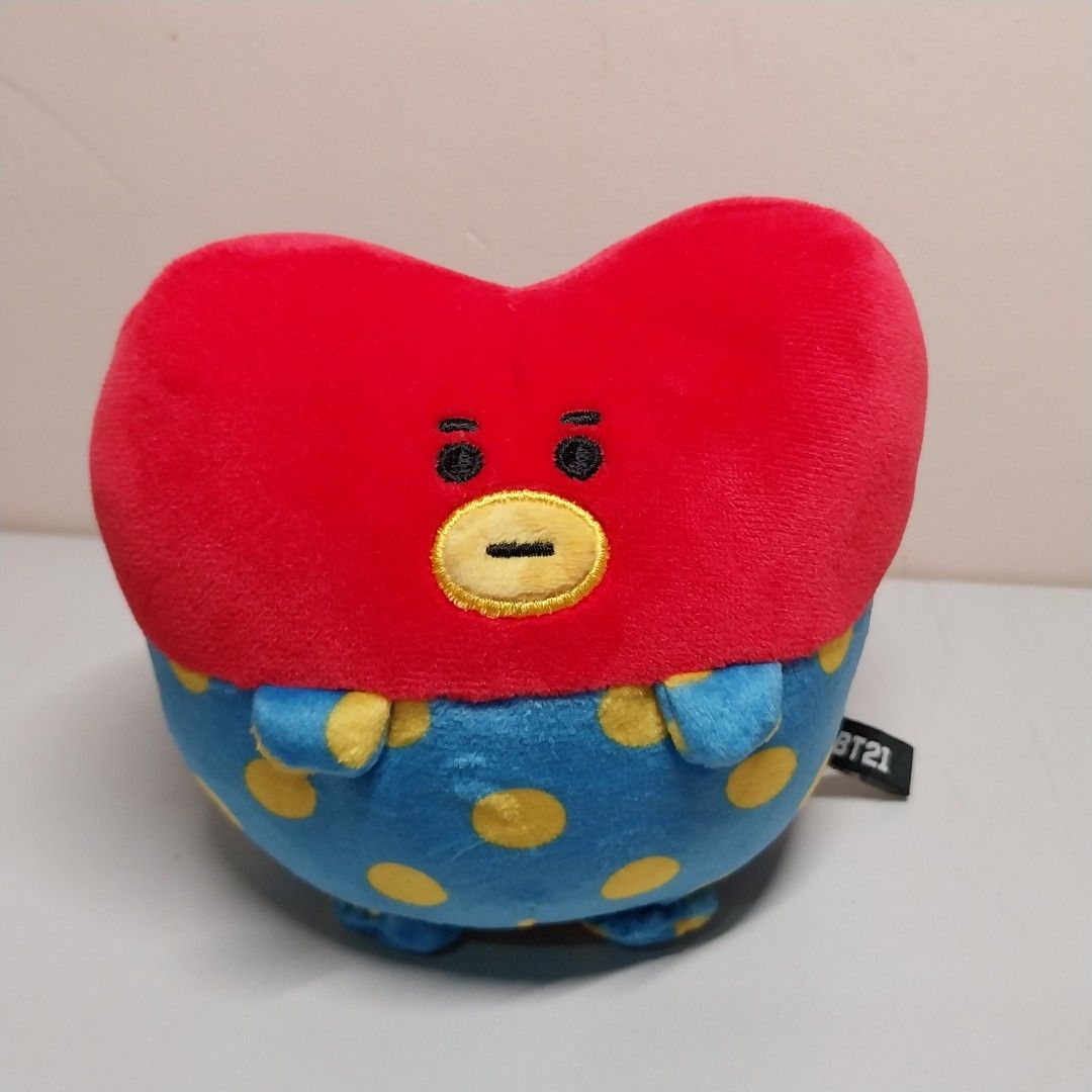 Japan Exclusive BT21 Official Tata Cute Hand Held Plush Egg Stuffed Toy ...