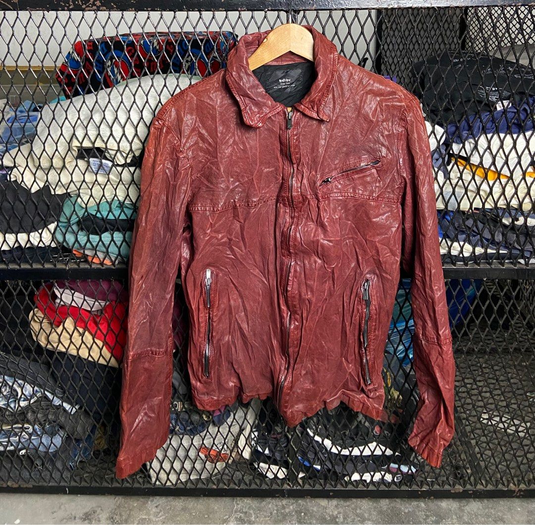 Japanese Brand Cathy Jane Leather Bikers Jackets, Women's Fashion, Coats, Jackets and Outerwear ...