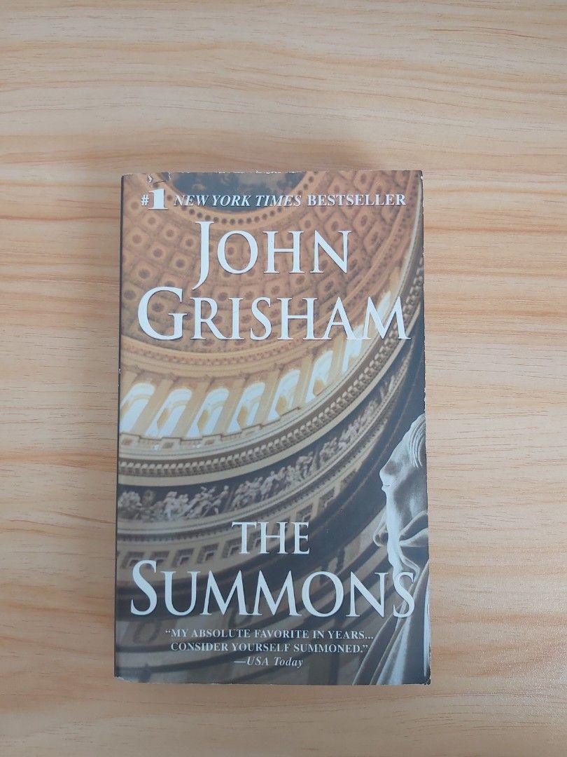 John Grisham The Summon, Hobbies & Toys, Books & Magazines, Fiction ...