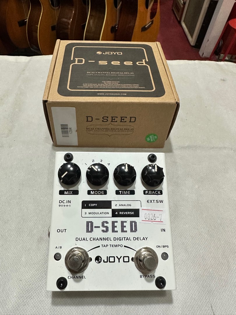 JOYO D-SEED-II Multi Pedal Effect, Stereo Looper Effect & Delay Pedal ...