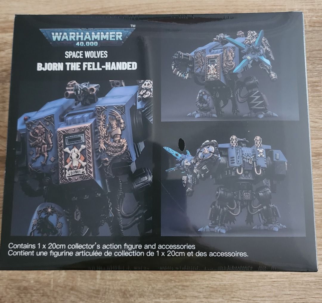 JoyToy Action Figure Warhammer 40K Space Wolves Bjorn the Fell-Handed ...