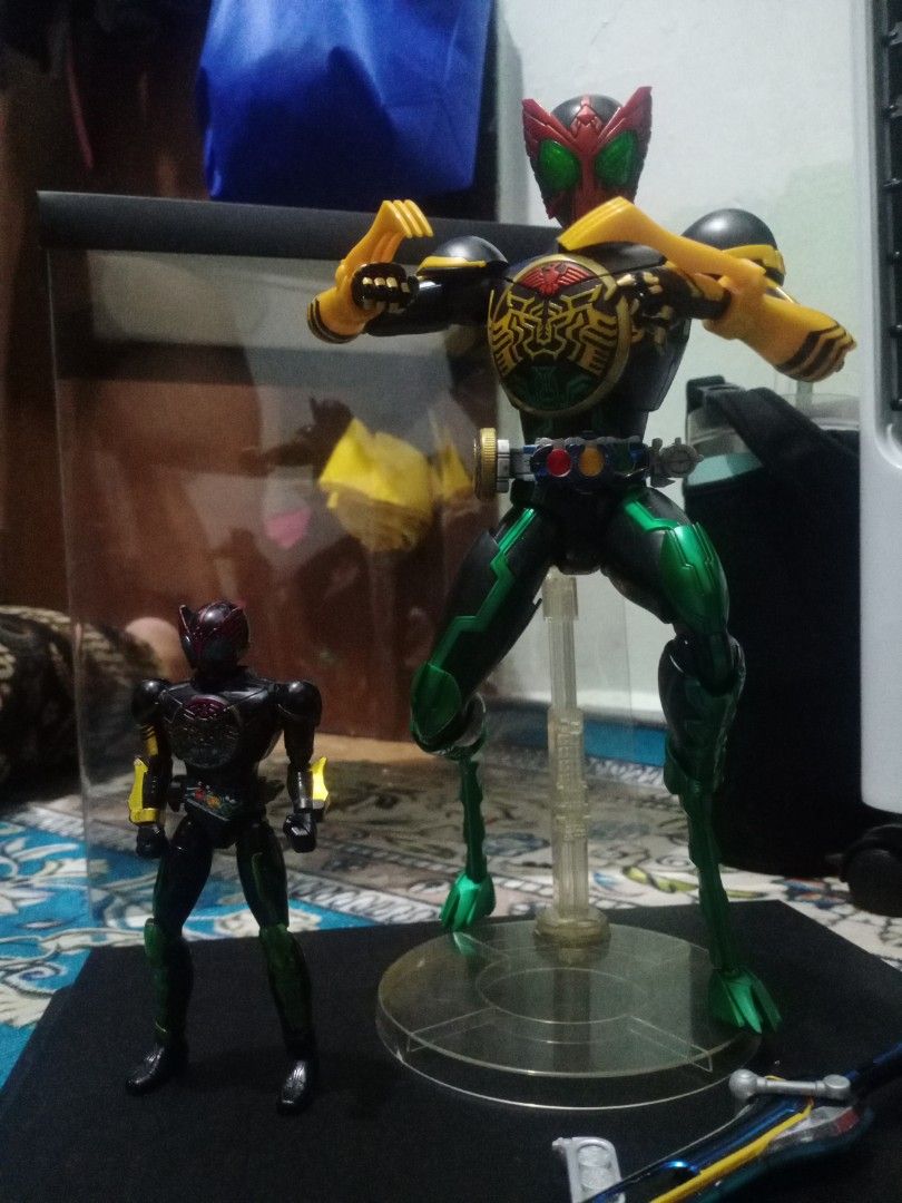 Kamen Rider OOO Model kit MG scale 1/8, Hobbies & Toys, Toys & Games on ...