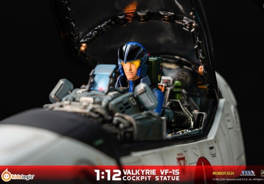 KidsLogic 1/12 Robotech Macross Valkyrie VF-1S Cockpit Statue, Hobbies ...