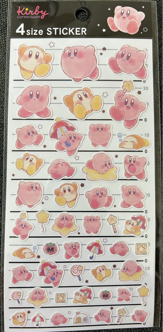 Kirby stickers, Hobbies & Toys, Stationery & Craft, Other Stationery ...