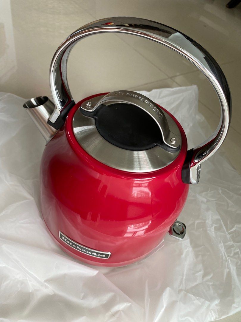 KitchenAid red electric kettle 1.25L, TV & Home Appliances, Kitchen ...
