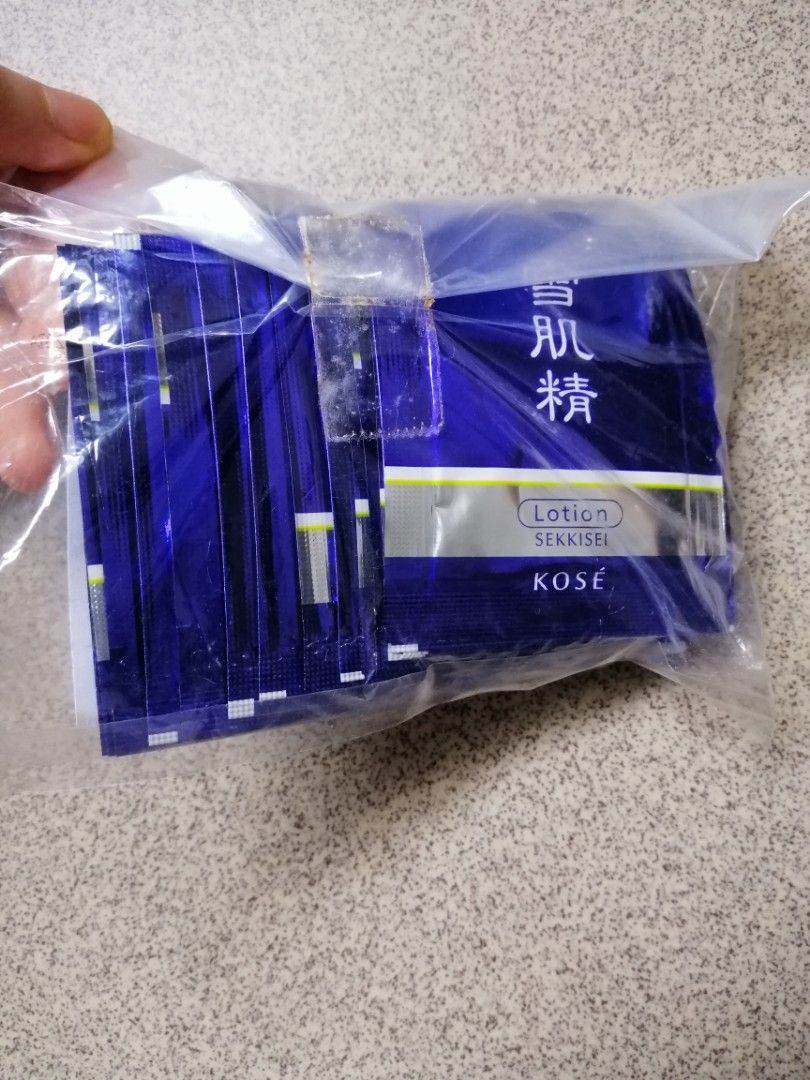 Kose Sekkisei Lotion Sample Sachets 20pcs, Beauty & Personal Care, Face ...