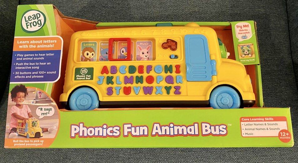 LeapFrog Phonics Fun Animal Bus, Babies & Kids, Infant Playtime on ...
