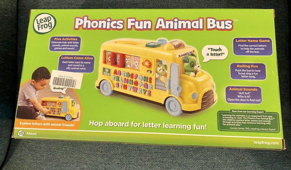 LeapFrog Phonics Fun Animal Bus, Babies & Kids, Infant Playtime on ...