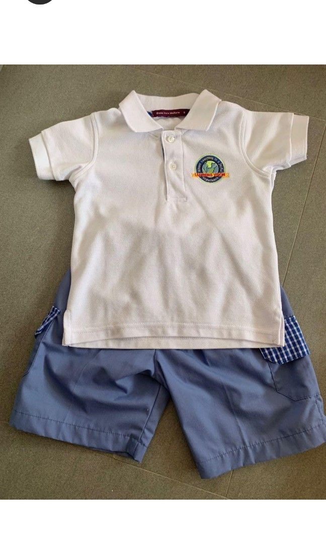 Learning Vision uniform PE attire Small size, Babies & Kids, Babies ...