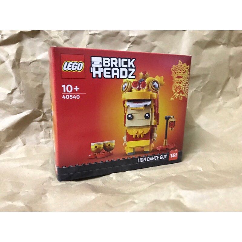 Lego 40540 Brickheadz Lion Dance Guy (condition as photo show), Hobbies ...