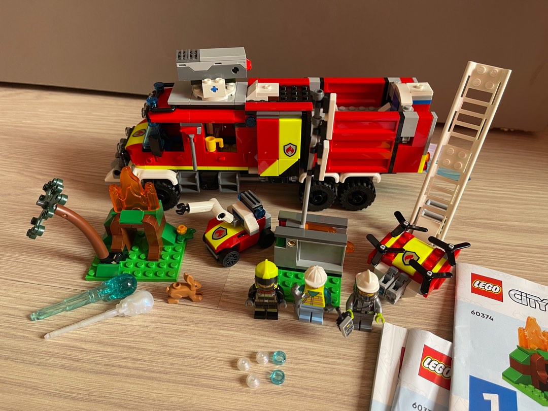 Lego City 60374 Fire Command Truck, Hobbies & Toys, Toys & Games on ...