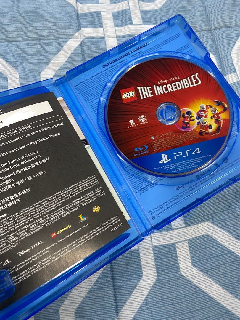 LEGO The Incredibles PS4 Game Disc, Video Gaming, Video Games ...