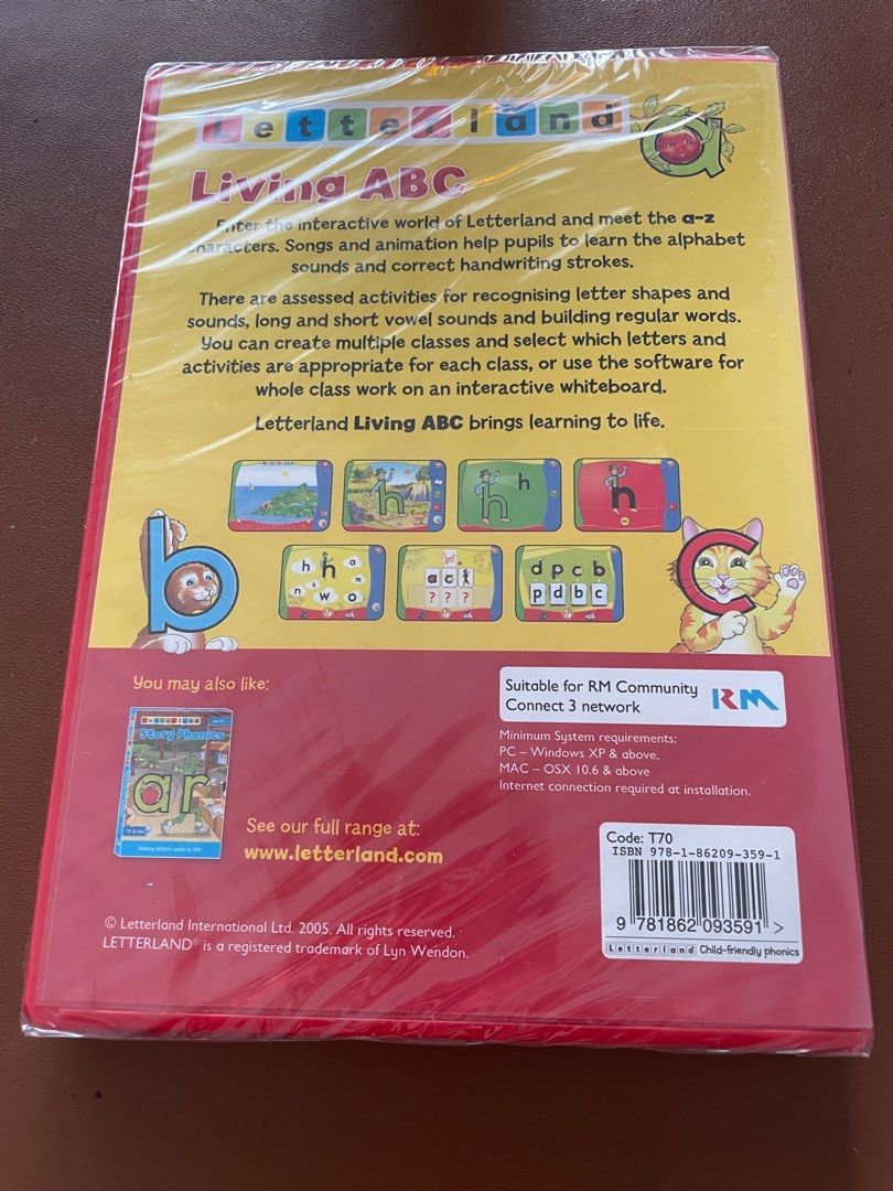 Letterland Living ABC Software CD- rom, Hobbies & Toys, Music & Media ...