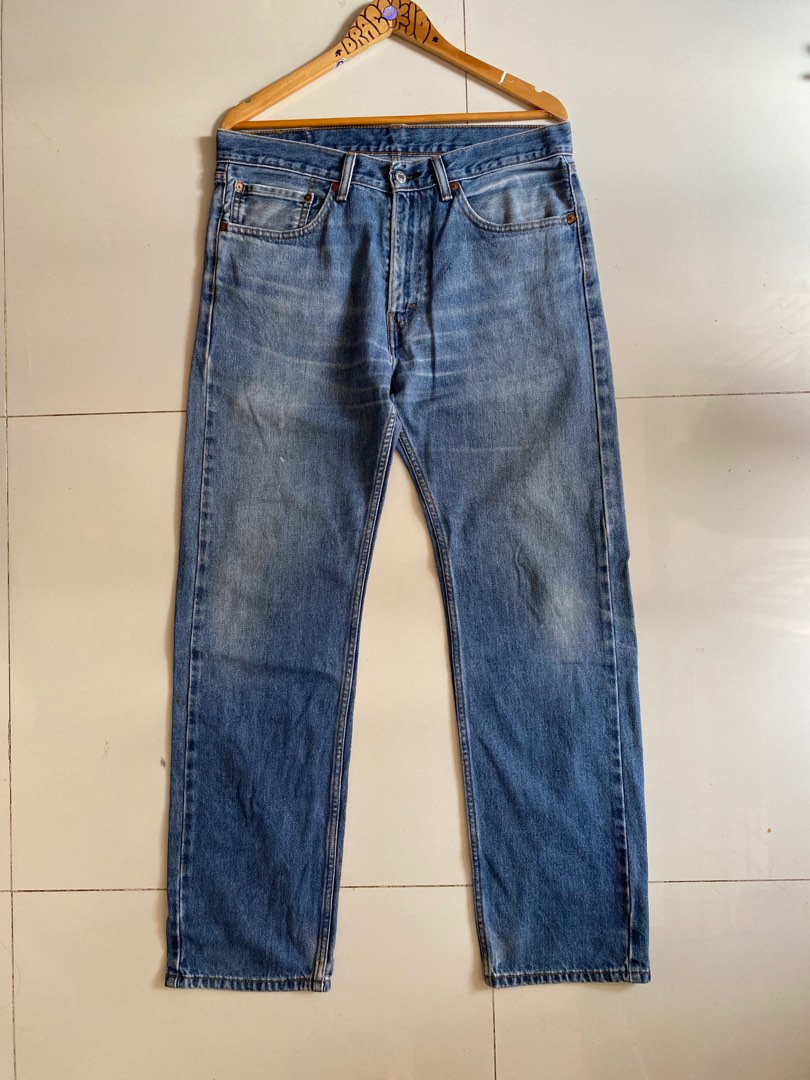 Levis 505 Straight Fit Denim Pants on Carousell
