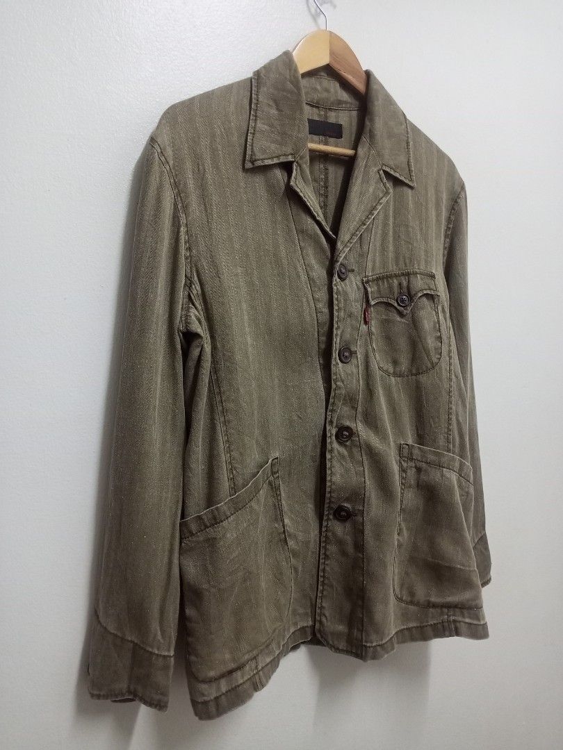 Levi's Premium Red Tab HBT work jacket - light, Men's Fashion, Coats, Jackets and Outerwear on ...