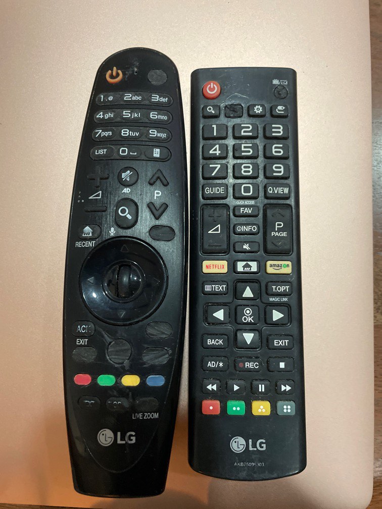 LG TV remote controls, TV & Home Appliances, TV & Entertainment, TV ...