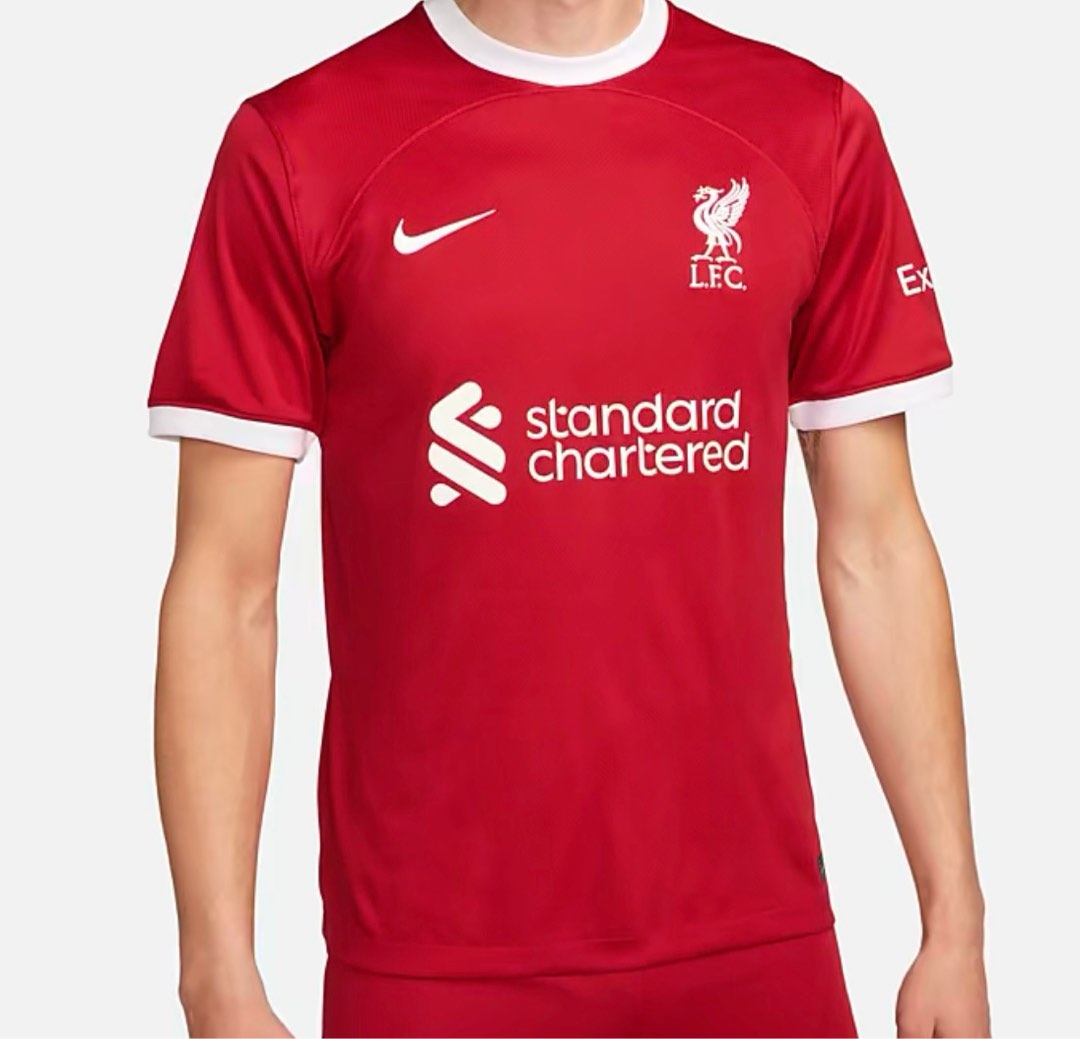 Liverpool authentic jersey 23/24(stadium version), Men's Fashion ...