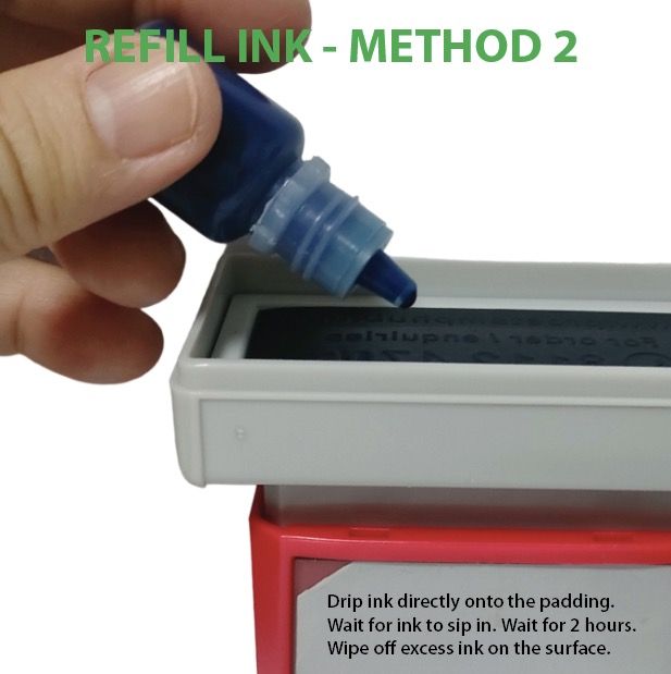 LiZao Customised Pre-Inked Self-Inking Stamp for use in Business ...