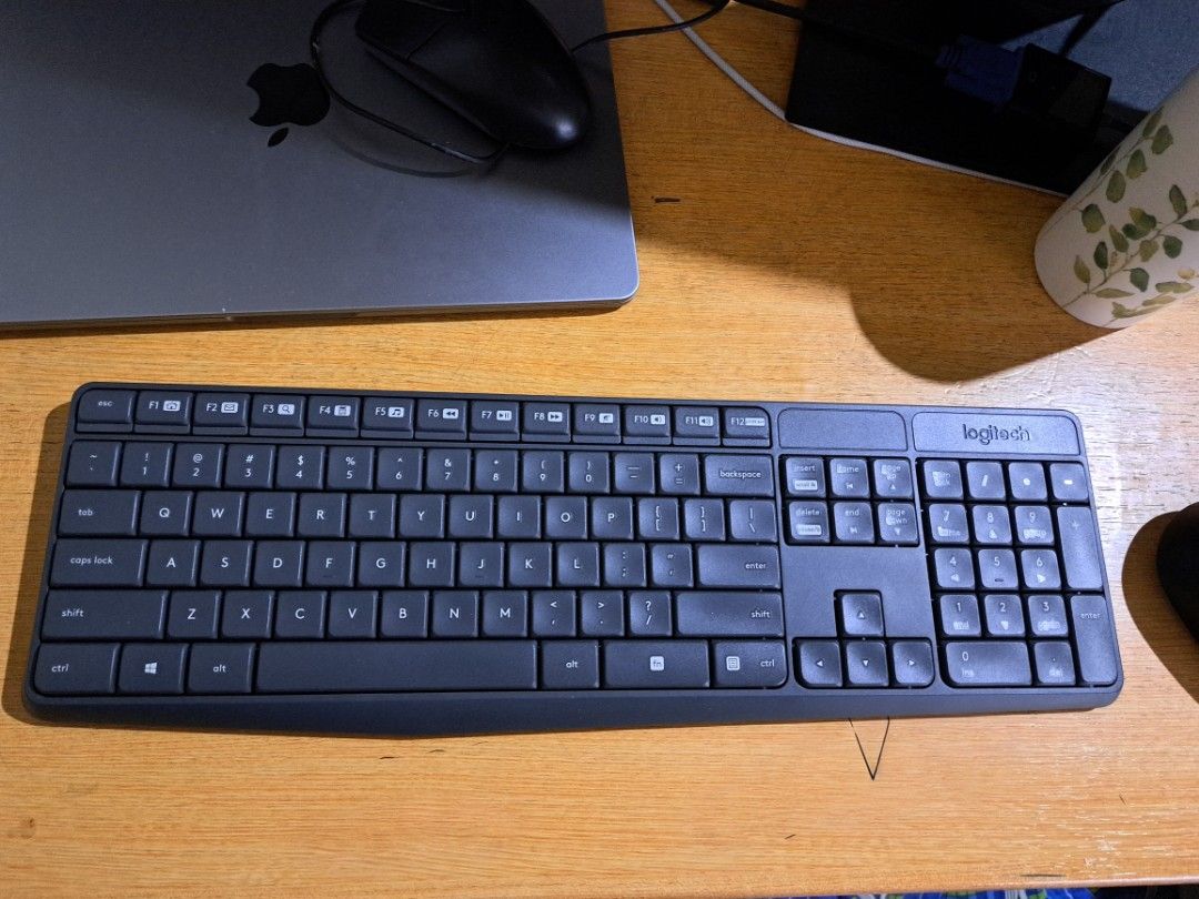 Logitech Keyboard And Mouse Computers And Tech Parts And Accessories Computer Keyboard On Carousell