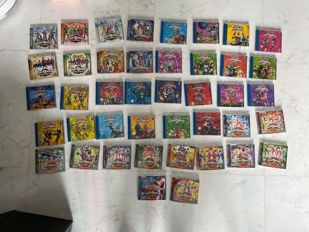 Lot of Power Rangers CDs and DVDs - OPM, Mystic Force, SPD, Turbo ...