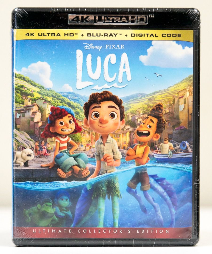 Luca 4K Blu-ray, Hobbies & Toys, Music & Media, CDs & DVDs on Carousell