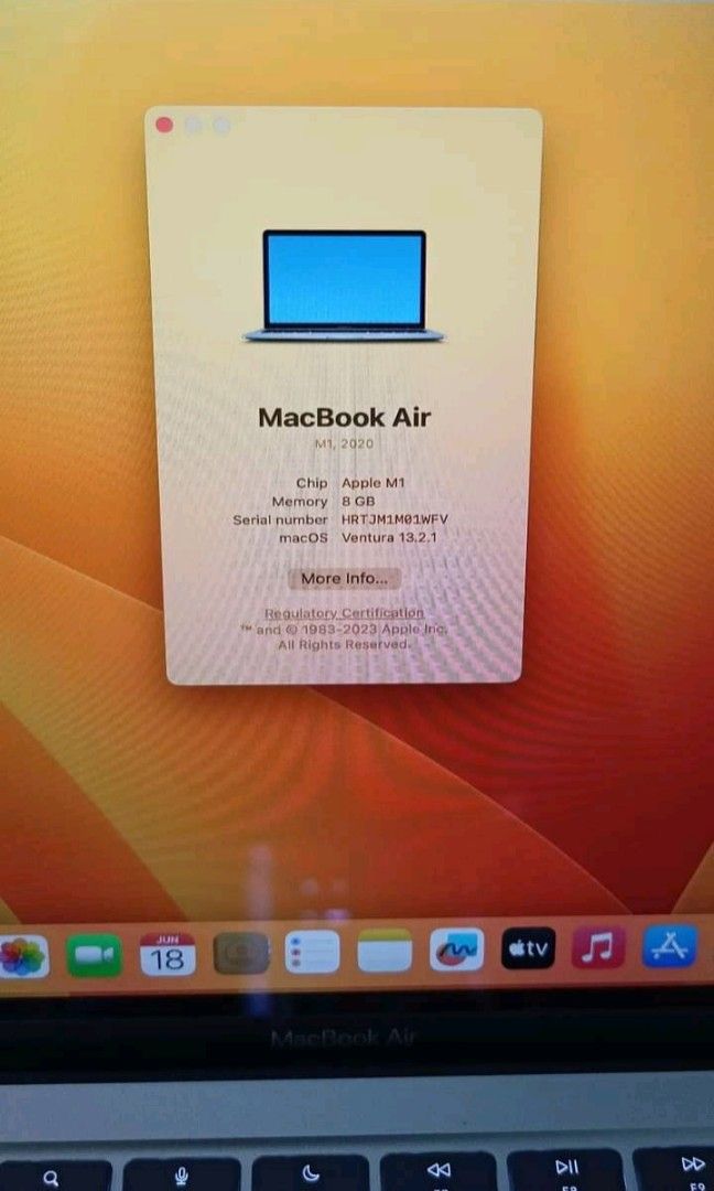 MacBook air M1 model A2337, Computers & Tech, Laptops & Notebooks on ...