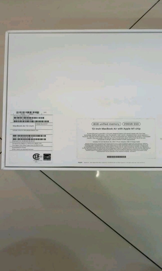 MacBook air M1 model A2337, Computers & Tech, Laptops & Notebooks on ...