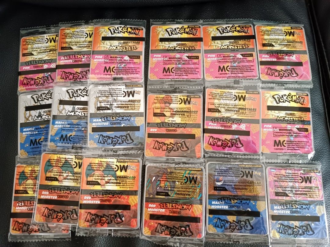 Mamee Pokemon Sticker Card, Hobbies & Toys, Collectibles & Memorabilia ...