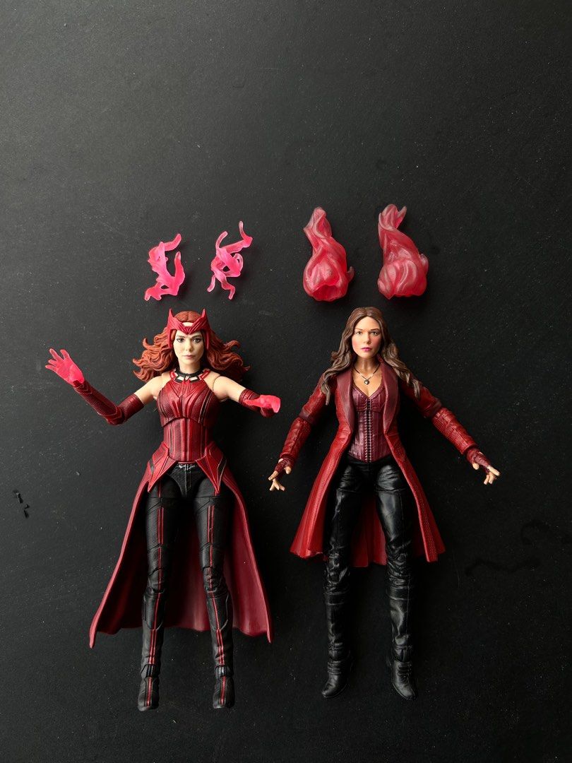 Marvel legends scarlet witch Wanda from Wandavision and civil war ...
