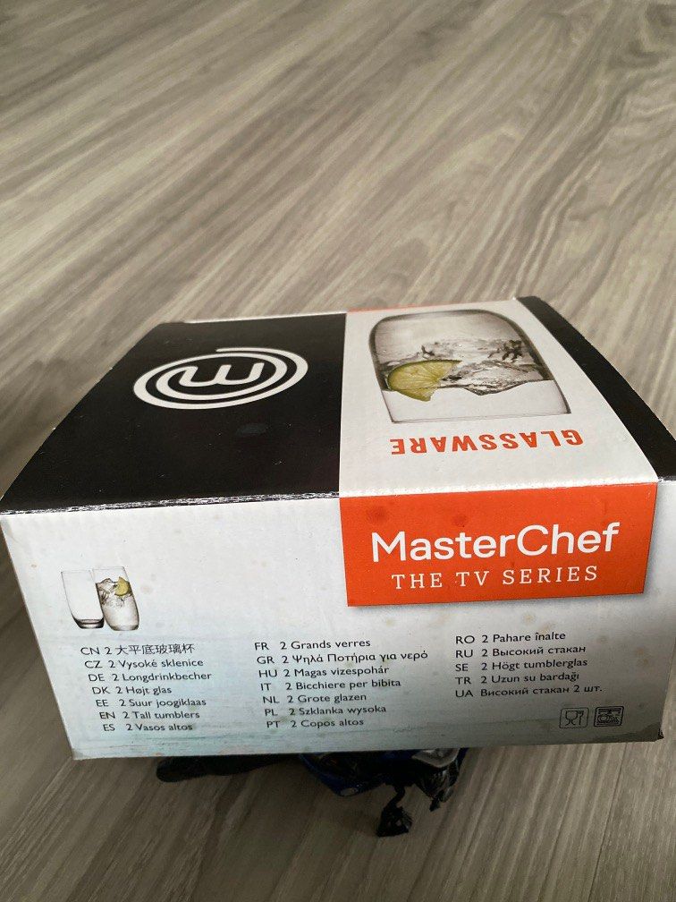 Masterchef Glass tumbler, Furniture & Home Living, Kitchenware ...