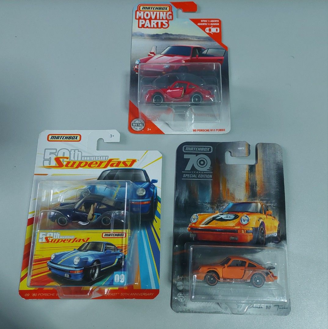 Matchbox '80 Porsche 911 Turbo Matchbox Superfast 50th Anniversary 70 ...