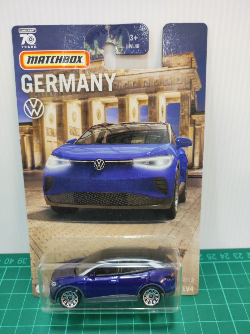 Matchbox Volkswagen EV 4 Navy Blue SUV Electric Vehicle, Hobbies & Toys ...