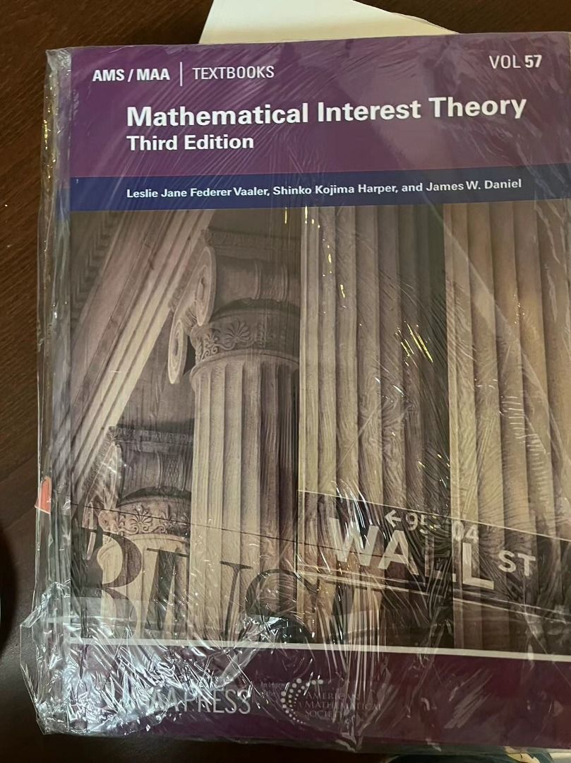 Mathematical Interest Theory Third Edition Hobbies And Toys Books