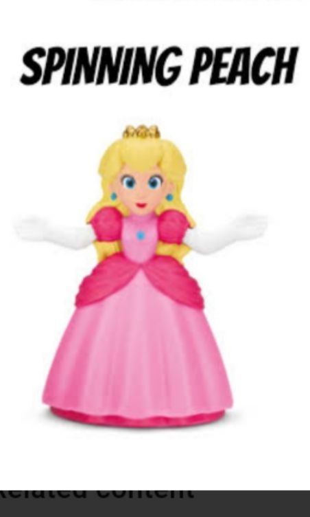 Mcdonald's happy meal toy Mario Bros. SPINNING PEACH, Hobbies & Toys ...