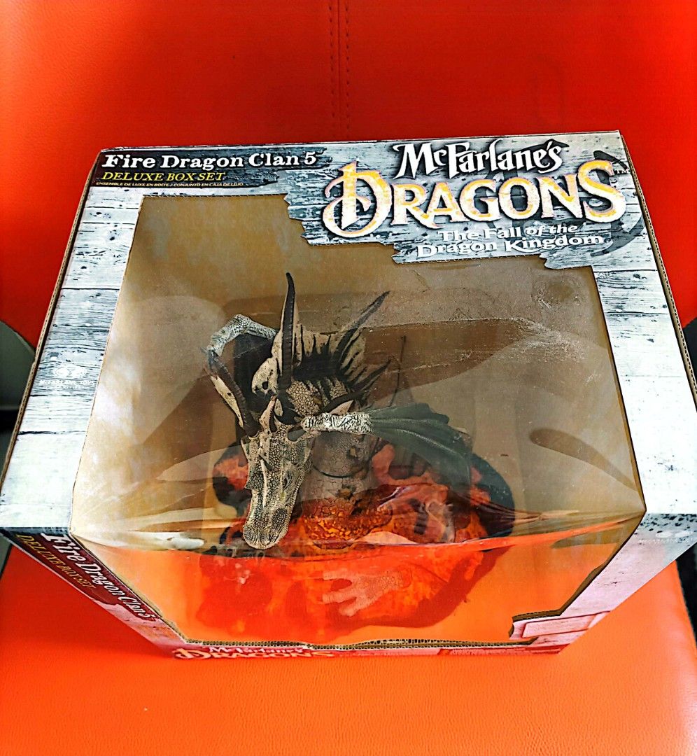 McFarlane's Dragons Fire Dragon Box set Clan 5 Fall of The Dragon ...