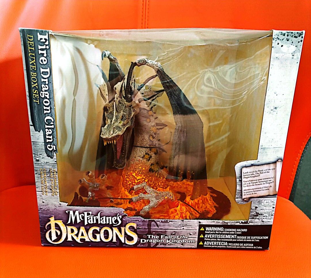 McFarlane's Dragons Fire Dragon Box set Clan 5 Fall of The Dragon ...