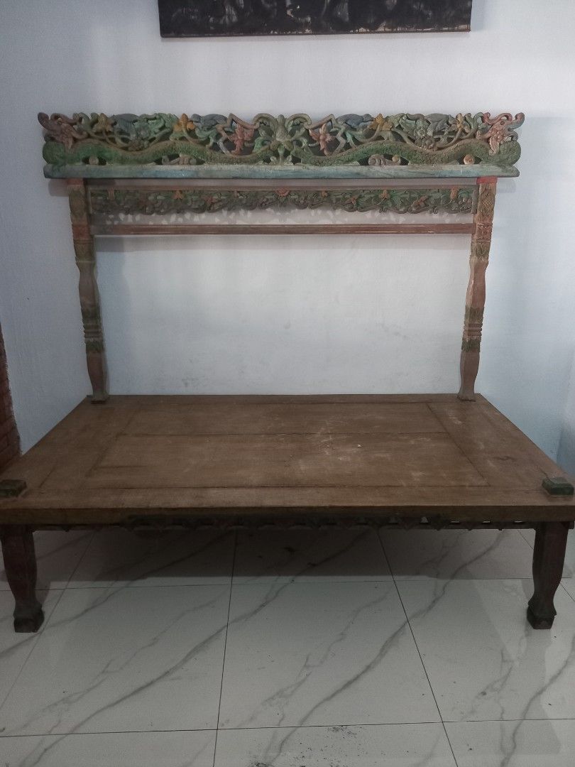Mebel Kursi lincak kuno antik, Antik, Furnitur di Carousell