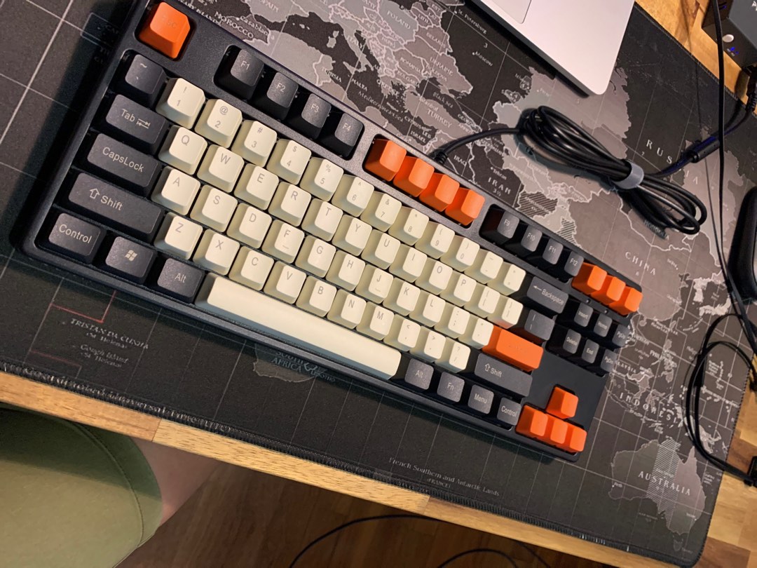 Mechanical Keyboard Cherry MX Red PBT Keycaps TKL, Computers & Tech ...