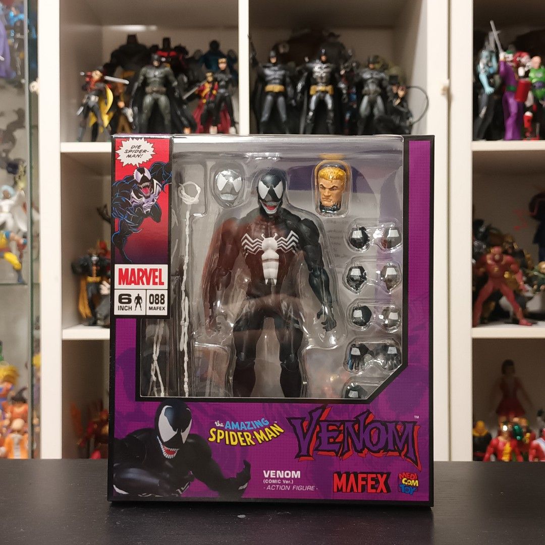 Reissue Medicom Mafex 088 Venom (V2) Comic Version, Hobbies & Toys ...