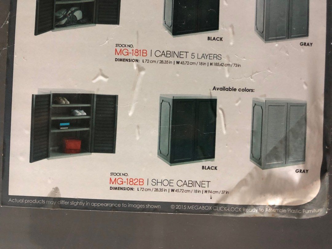 Megabox Shoe Cabinet, Furniture & Home Living, Furniture, Shelves ...