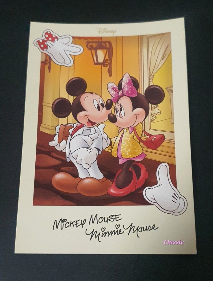 Mickey & Minnie Postcards, Hobbies & Toys, Memorabilia & Collectibles ...