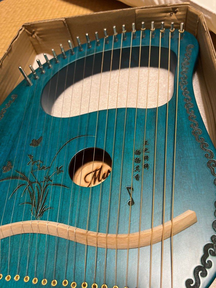 Mini lyre harp, Hobbies & Toys, Music & Media, Music Accessories on ...