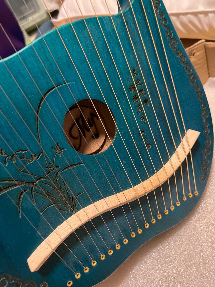 Mini lyre harp, Hobbies & Toys, Music & Media, Music Accessories on ...