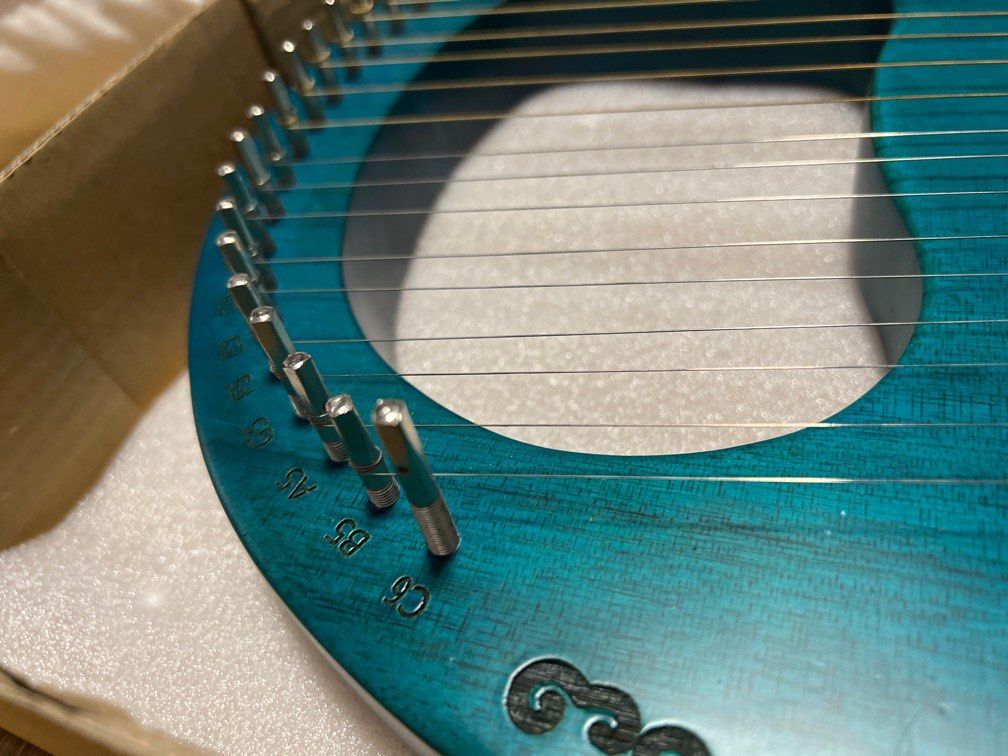 Mini Lyre Harp Hobbies And Toys Music And Media Music Accessories On Carousell