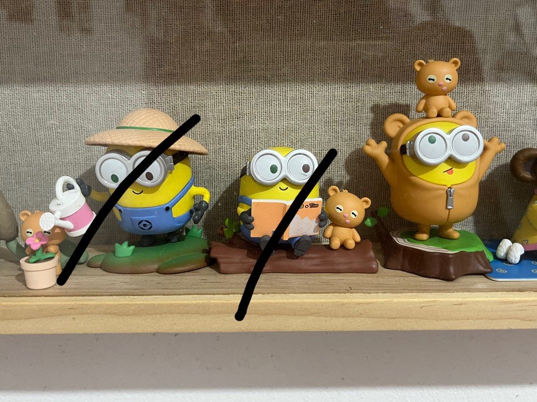 minions bob and tim popmart, Hobbies & Toys, Toys & Games on Carousell