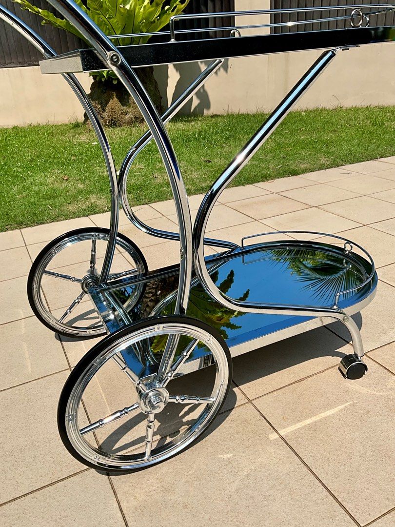 Mirror trolley, a perfect food and drinks cart, Furniture & Home Living ...