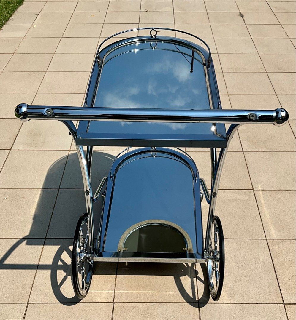 Mirror trolley, a perfect food and drinks cart, Furniture & Home Living ...